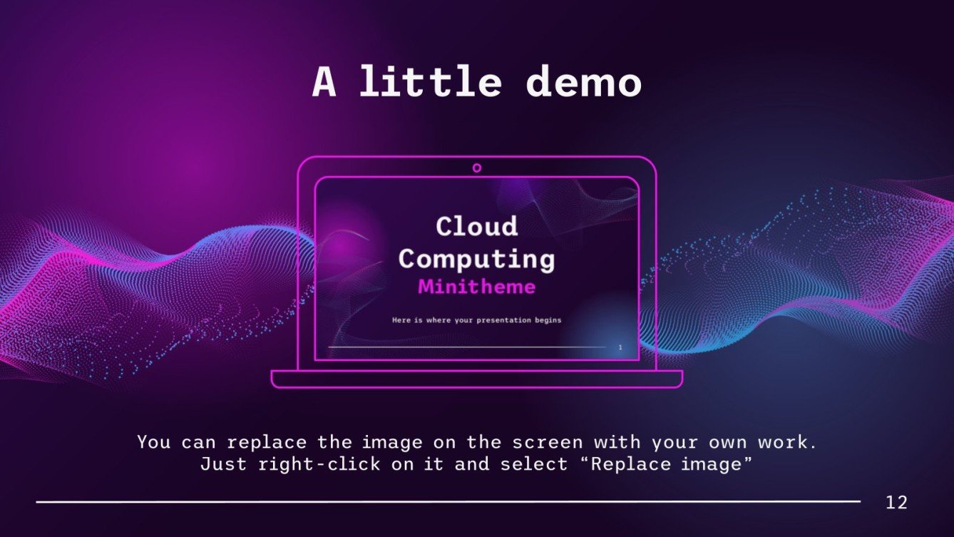 Cloud Computing Minitheme | Google Slides & PowerPoint