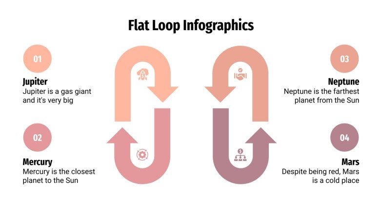 Flat Loop Infographics | Google Slides and PowerPoint