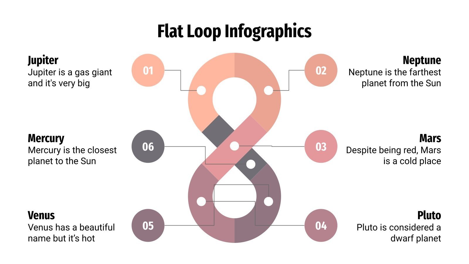 Flat Loop Infographics | Google Slides and PowerPoint