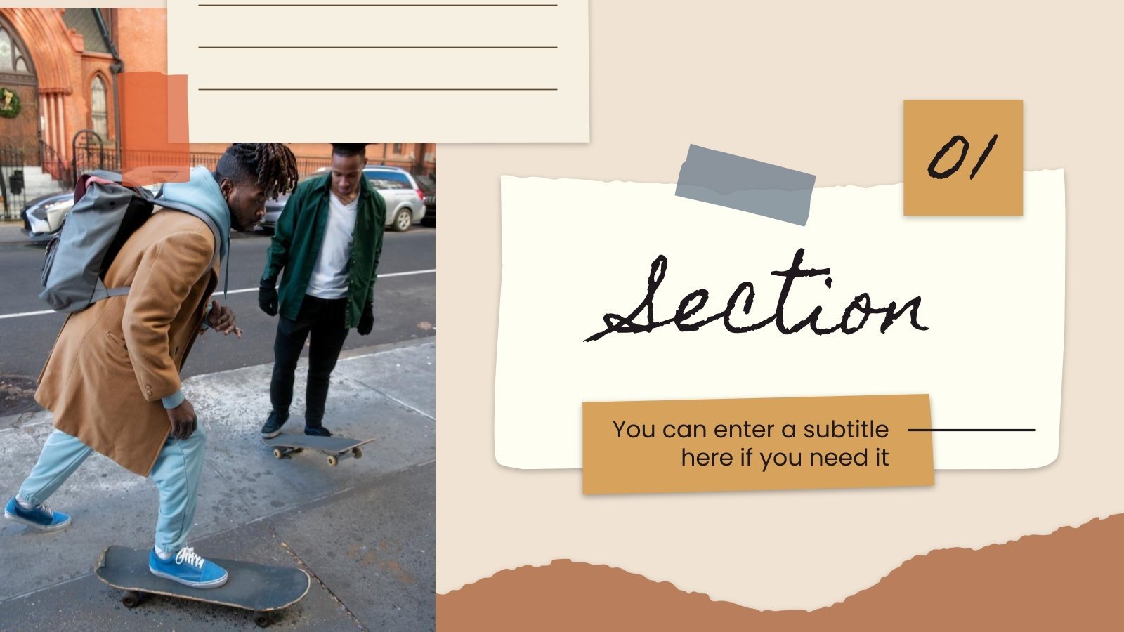 Minimalist Scrapbook Theme | Google Slides & PPT