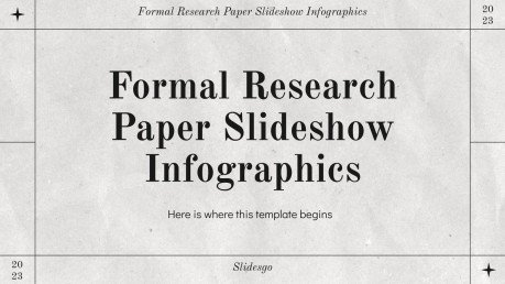 Formal Research Paper Slideshow Infographics | Google Slides