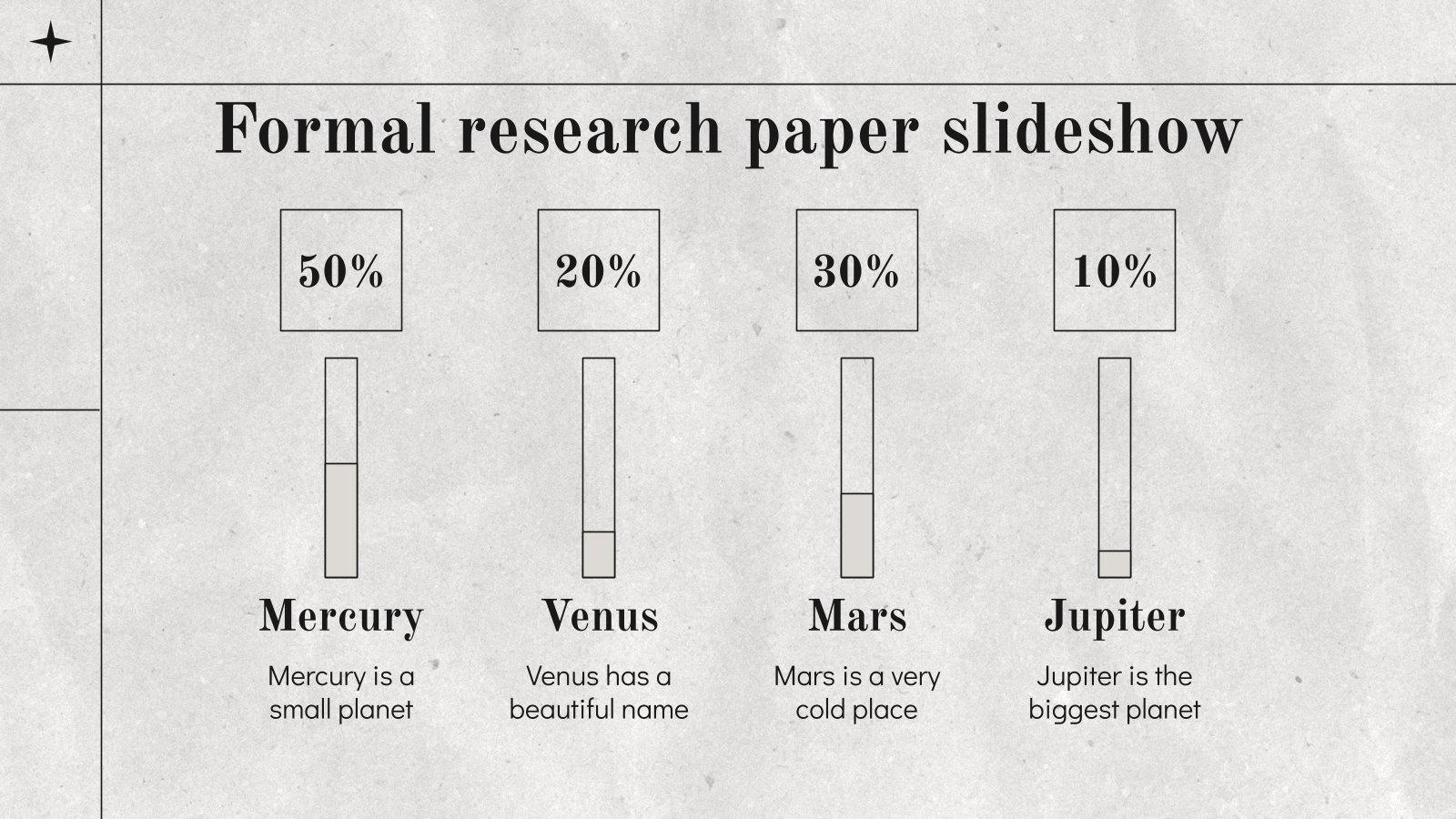 Formal Research Paper Slideshow Infographics | Google Slides