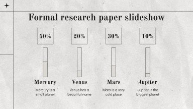 Formal Research Paper Slideshow Infographics | Google Slides