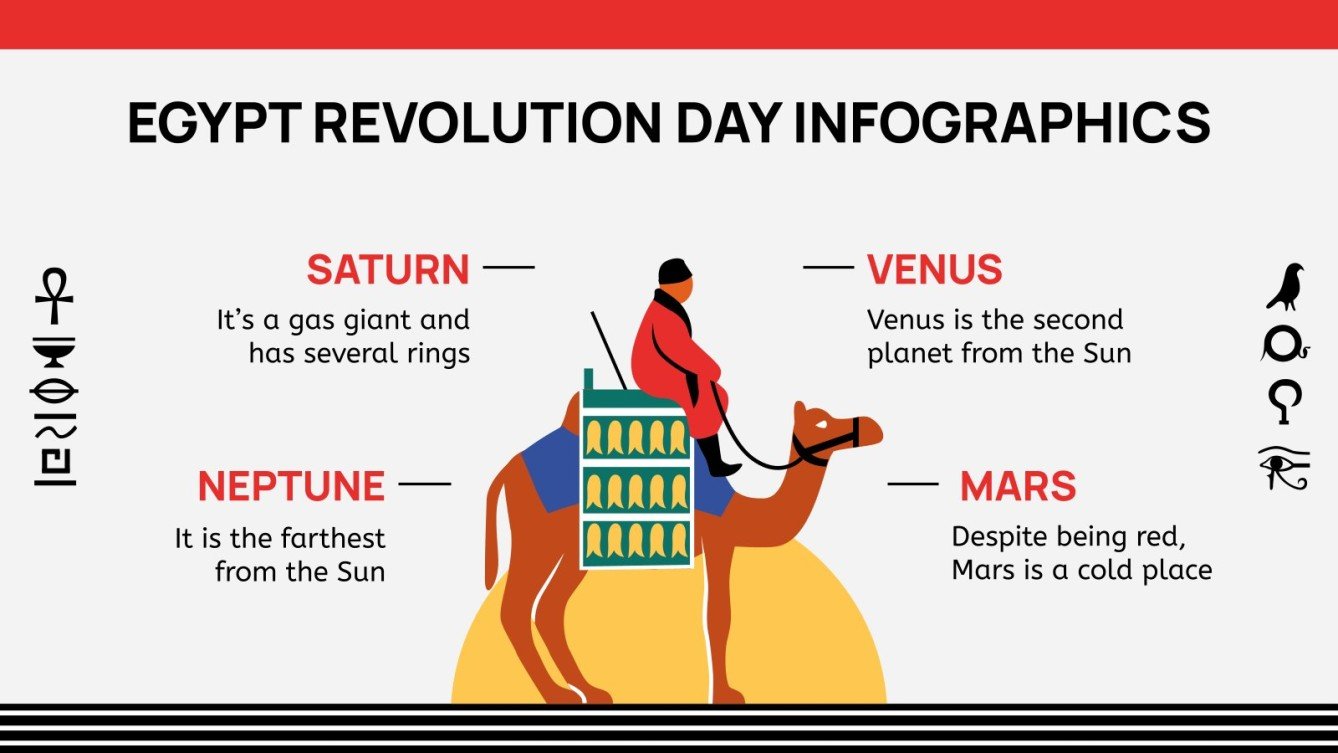 History for High School: Egypt Revolution Day Infographics