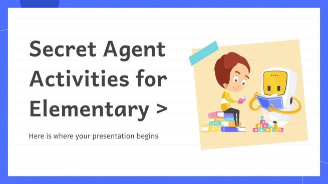 Secret Agent Activities for Elementary | Google Slides & PPT