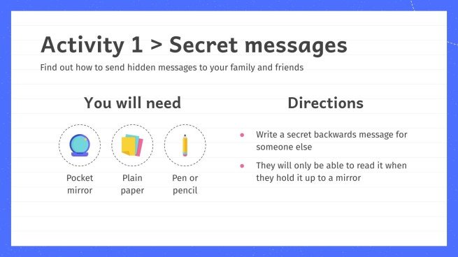 Secret Agent Activities for Elementary | Google Slides & PPT