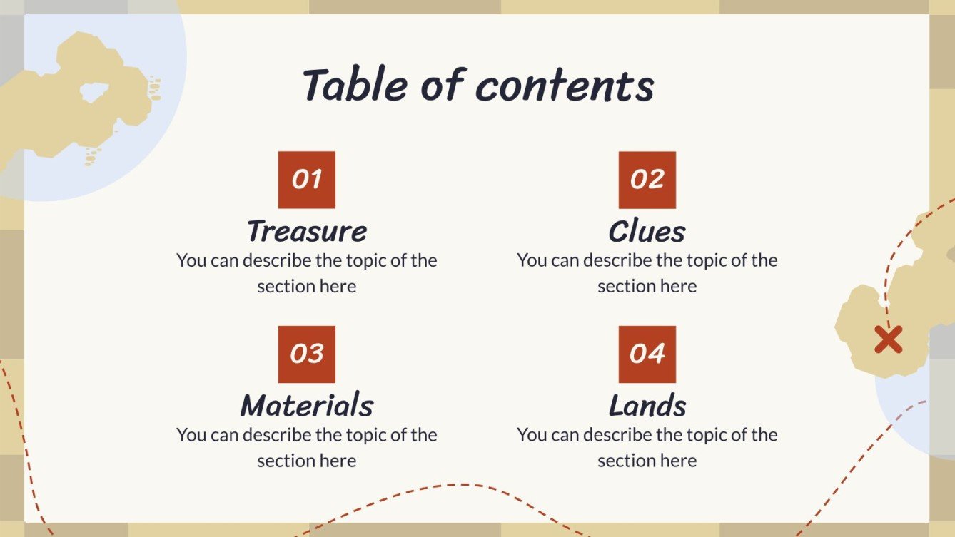 Treasure Map Education Minitheme | Google Slides & PPT