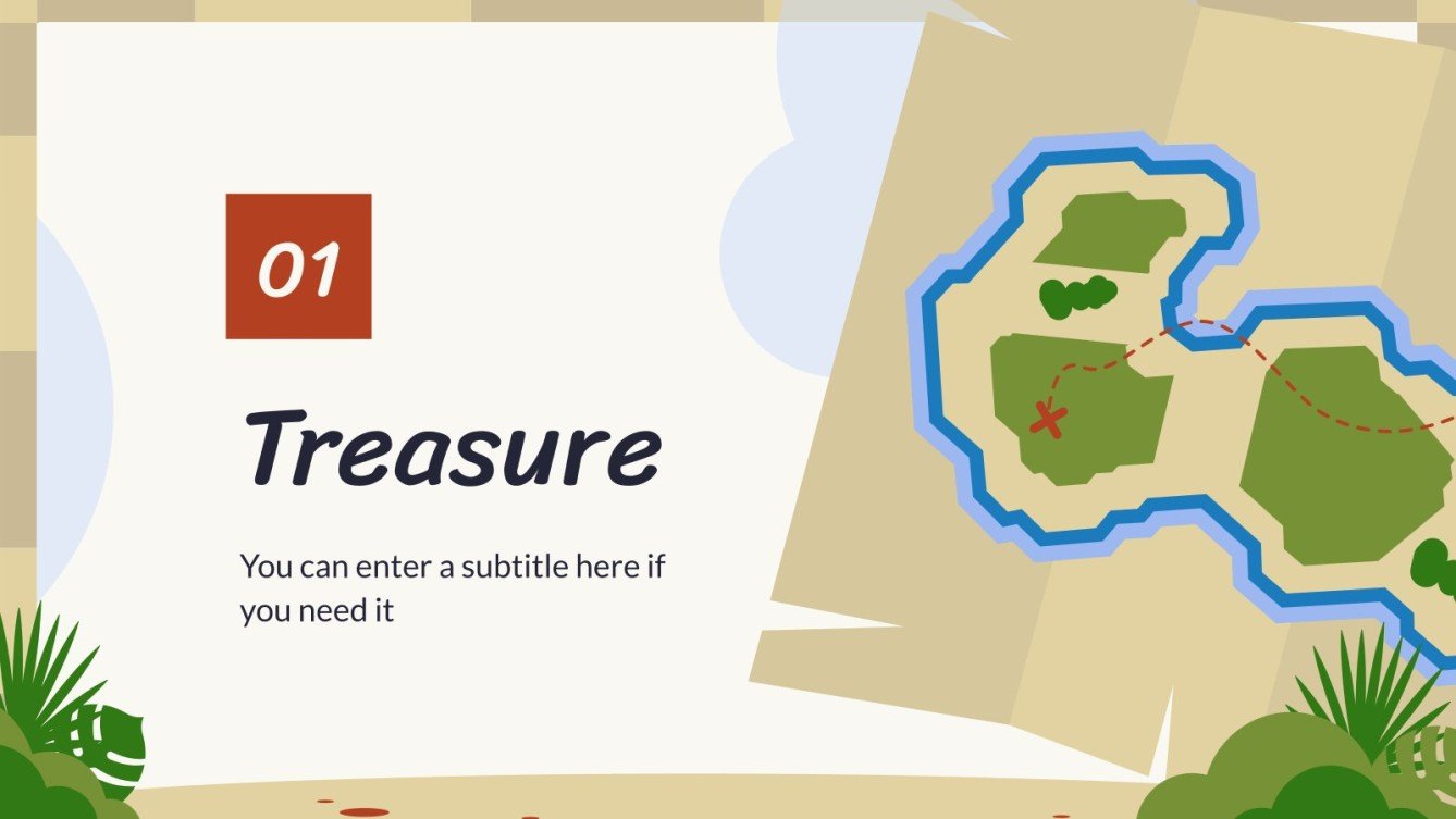 Treasure Map Education Minitheme | Google Slides & PPT