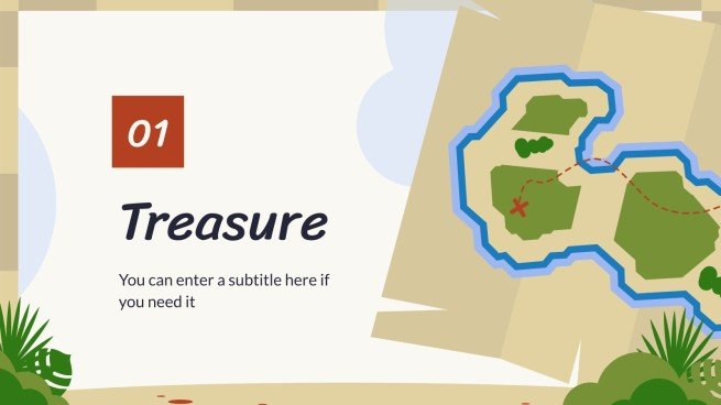 Treasure Map Education Minitheme | Google Slides & PPT