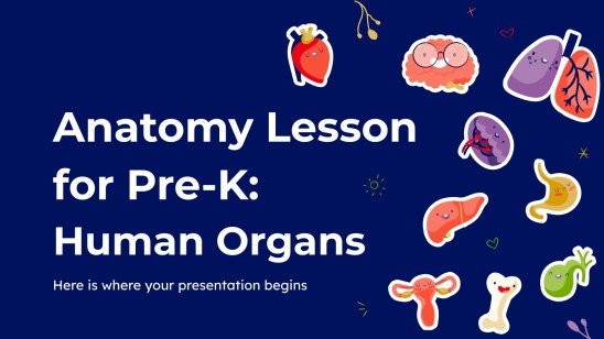 Anatomy Lesson for Pre-K: Human Organs | Google Slides