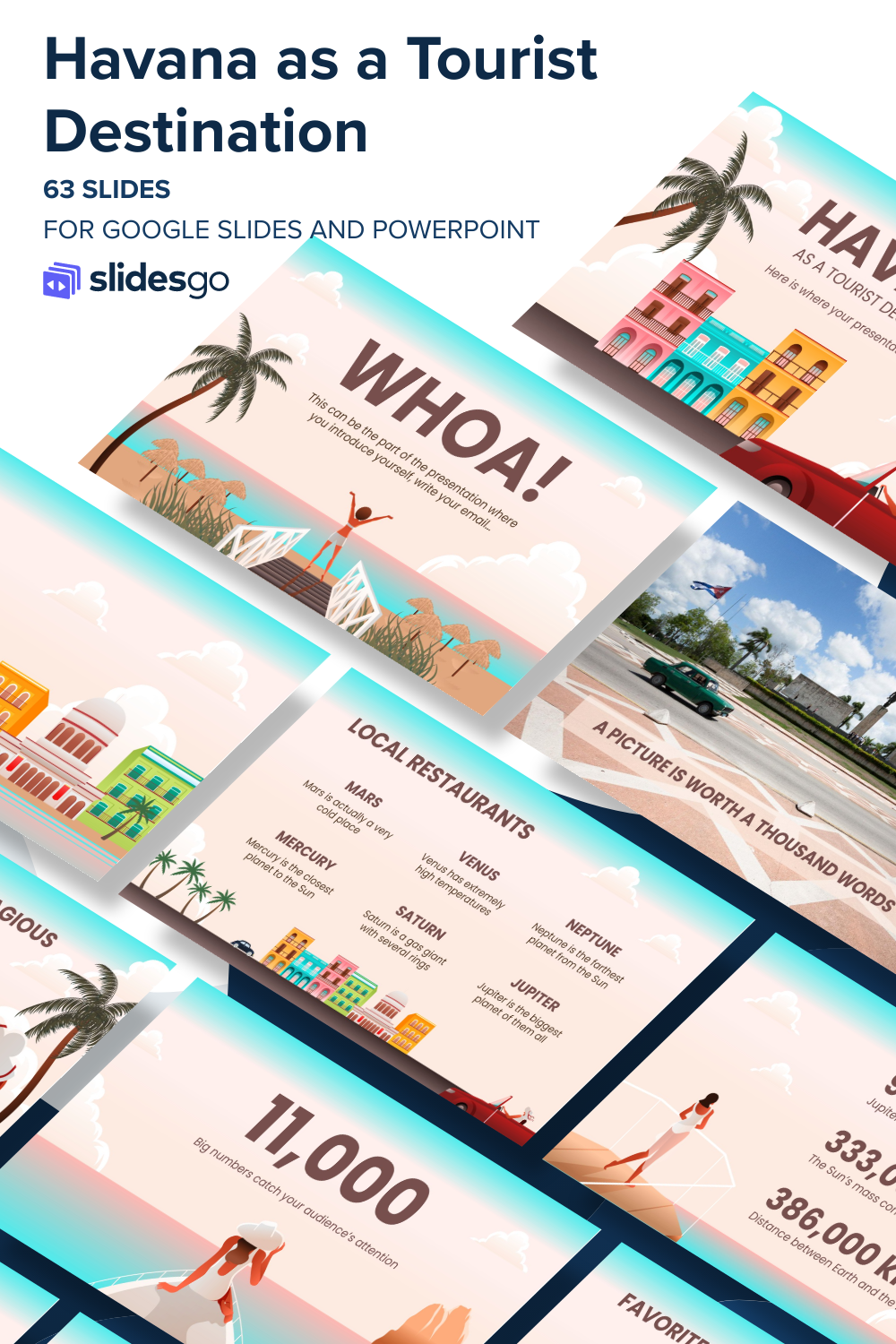 Havana as a Tourist Destination | Google Slides & PPT