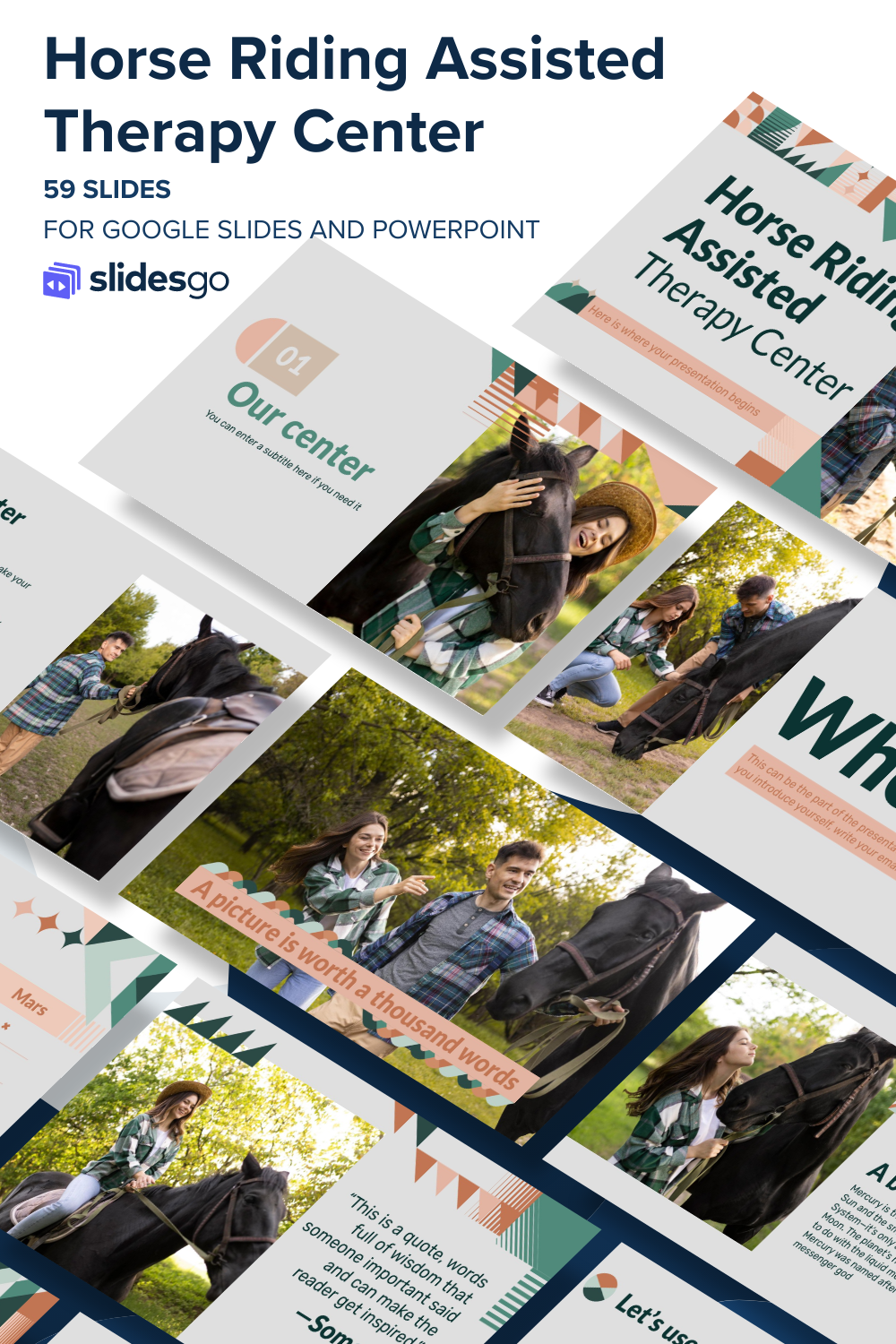 Horse Riding Assisted Therapy | Google Slides & PPT