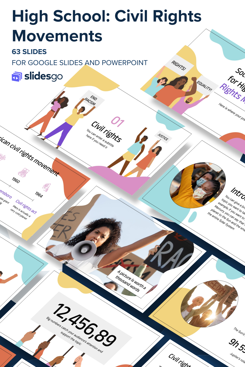 Social Studies: Civil Rights Movements | Google Slides & PPT