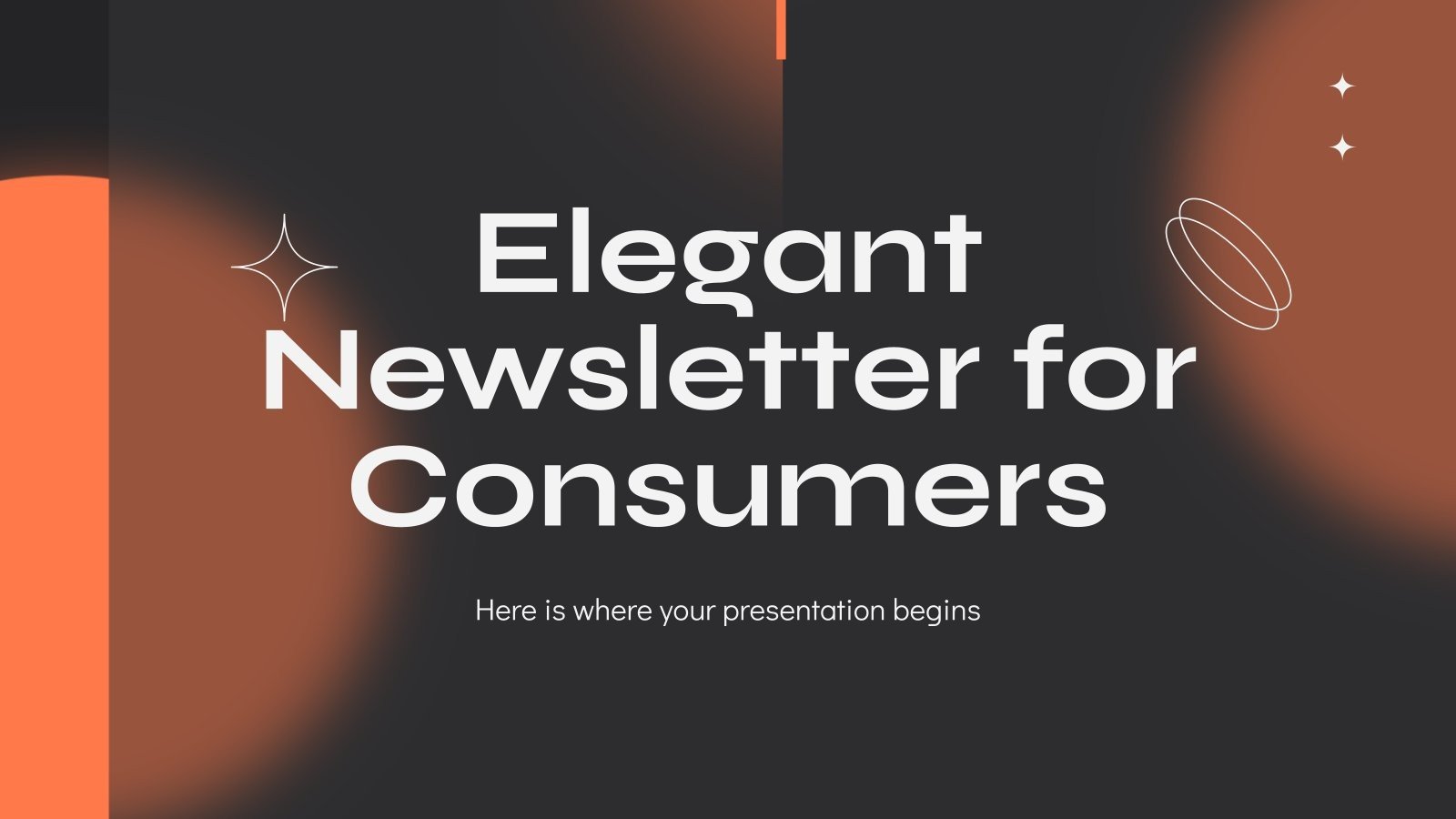 Elegant Newsletter for Consumers | Google Slides & PPT
