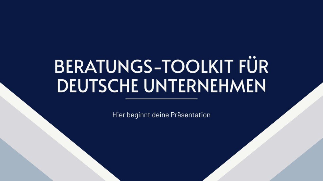 German Business Consulting Toolkit | Google Slides & PPT