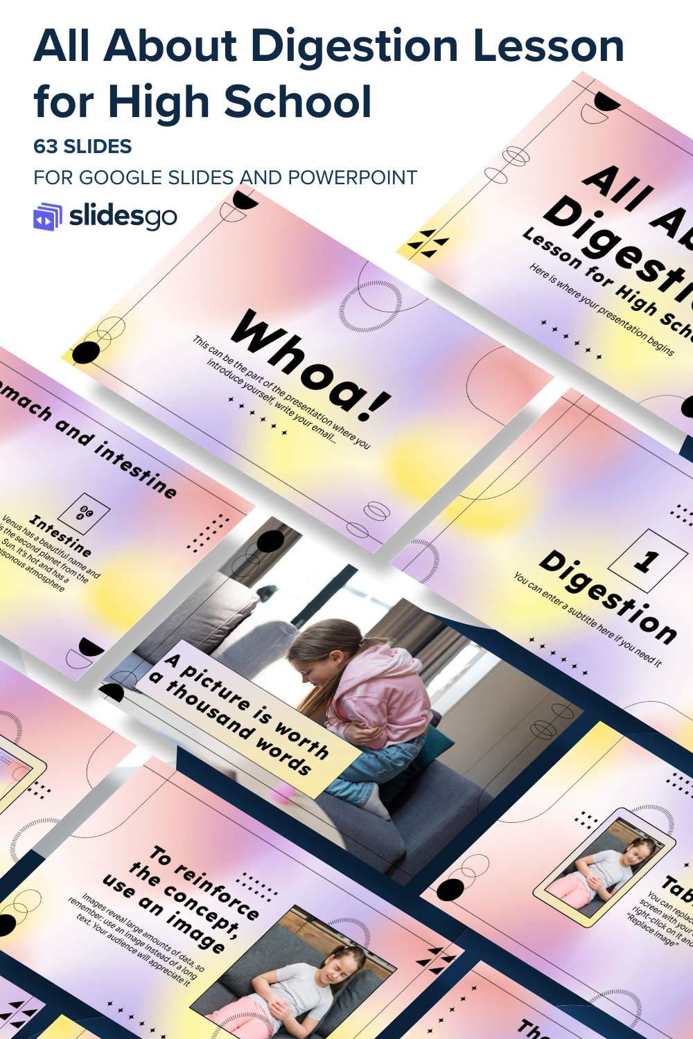 All About Digestion Lesson for High School | Google Slides