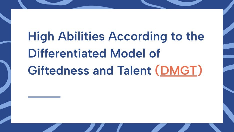 High Abilities According to the DMGT | Google Slides & PPT