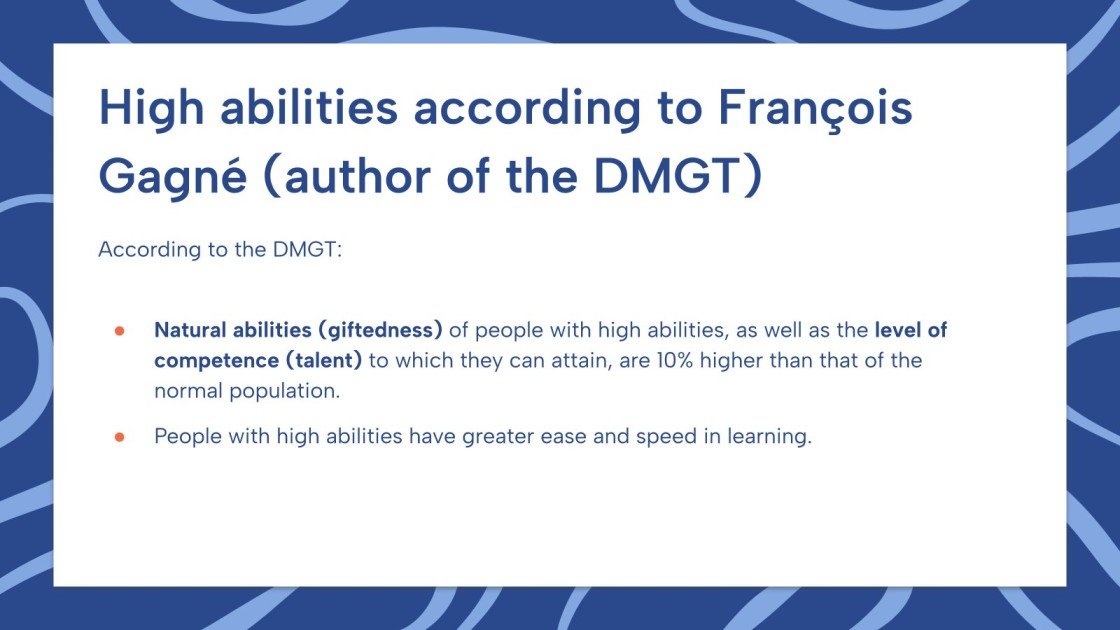 High Abilities According to the DMGT | Google Slides & PPT