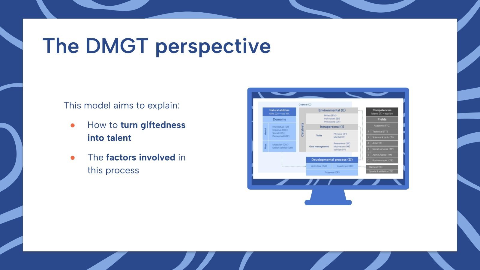 High Abilities According to the DMGT | Google Slides & PPT