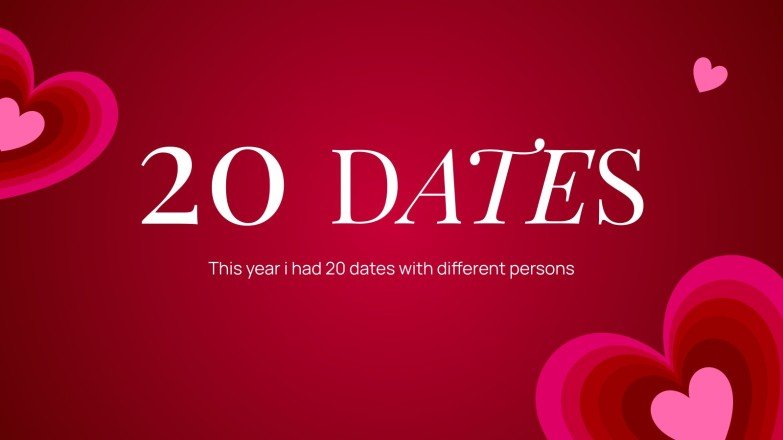 Dating Wrapped Trend in Social Media | Google Slides & PPT