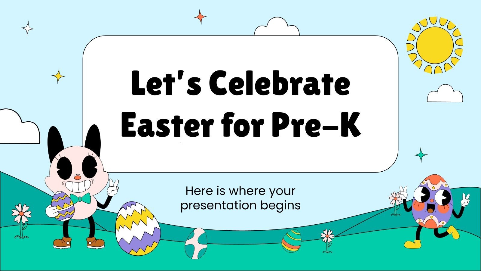Let's Celebrate Easter for Pre-K | Google Slides & PPT