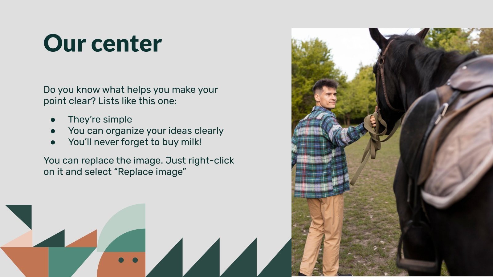 Horse Riding Assisted Therapy | Google Slides & PPT