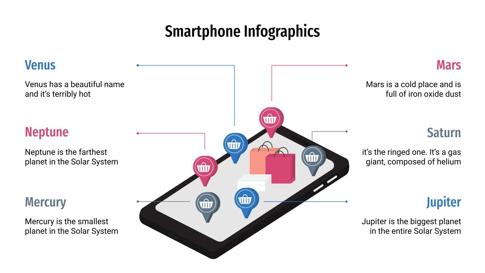Smartphone Infographics | Template for Google Slides and PPT