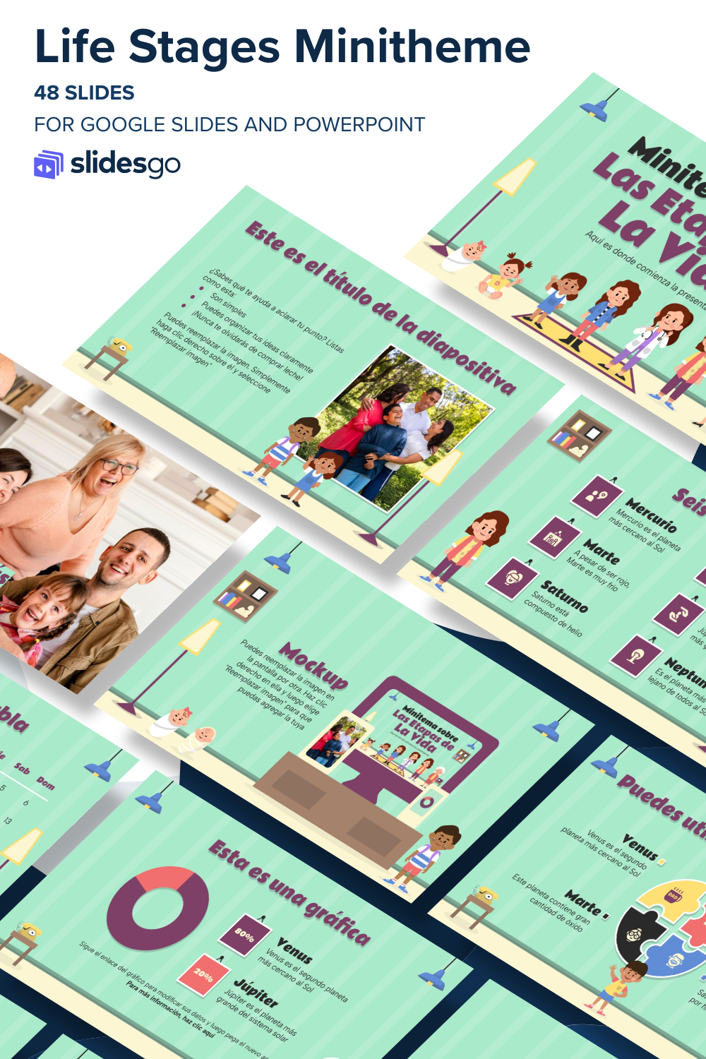 Life Stages Minitheme | Google Slides & PowerPoint