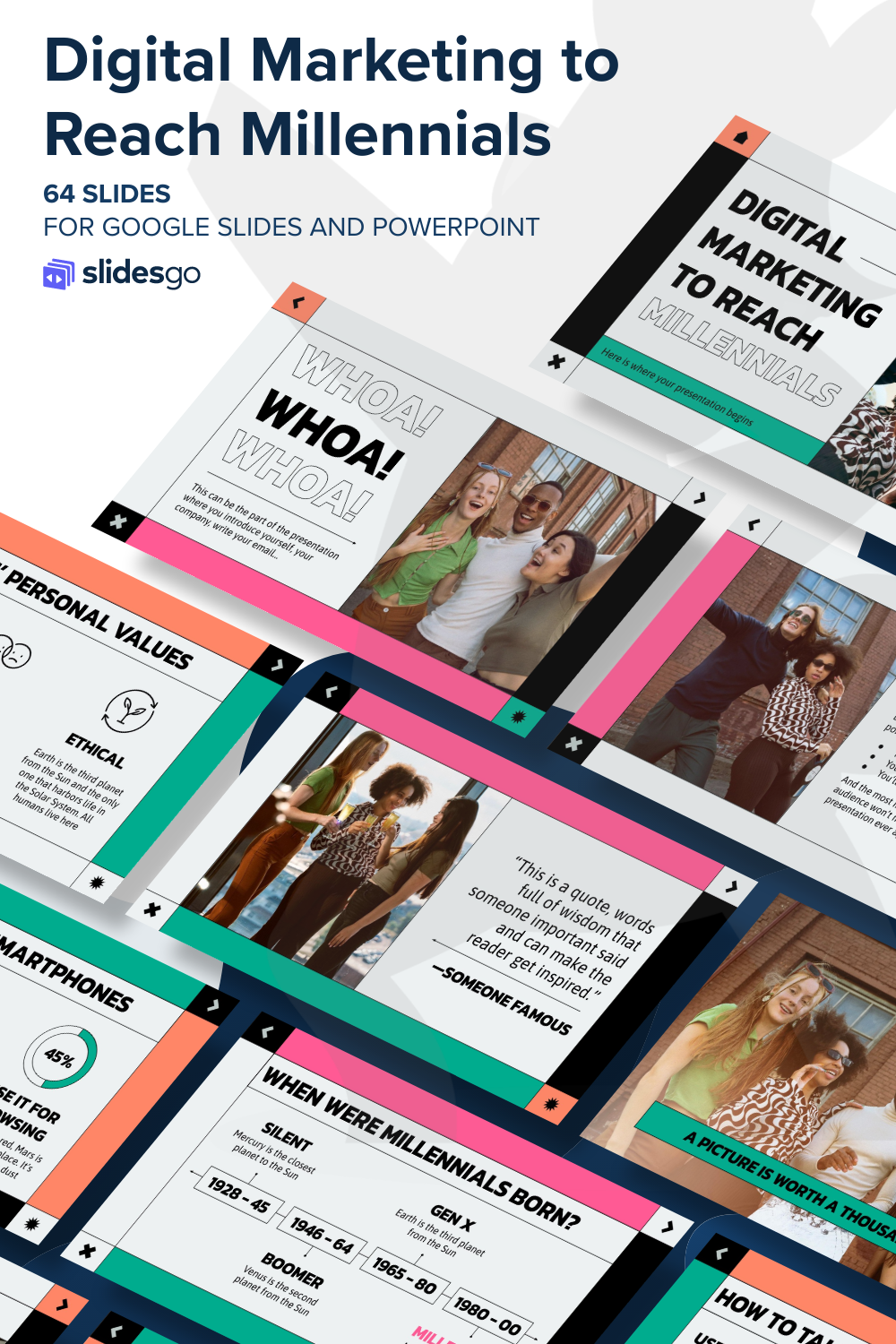 Digital Marketing to Reach Millennials | Google Slides & PPT