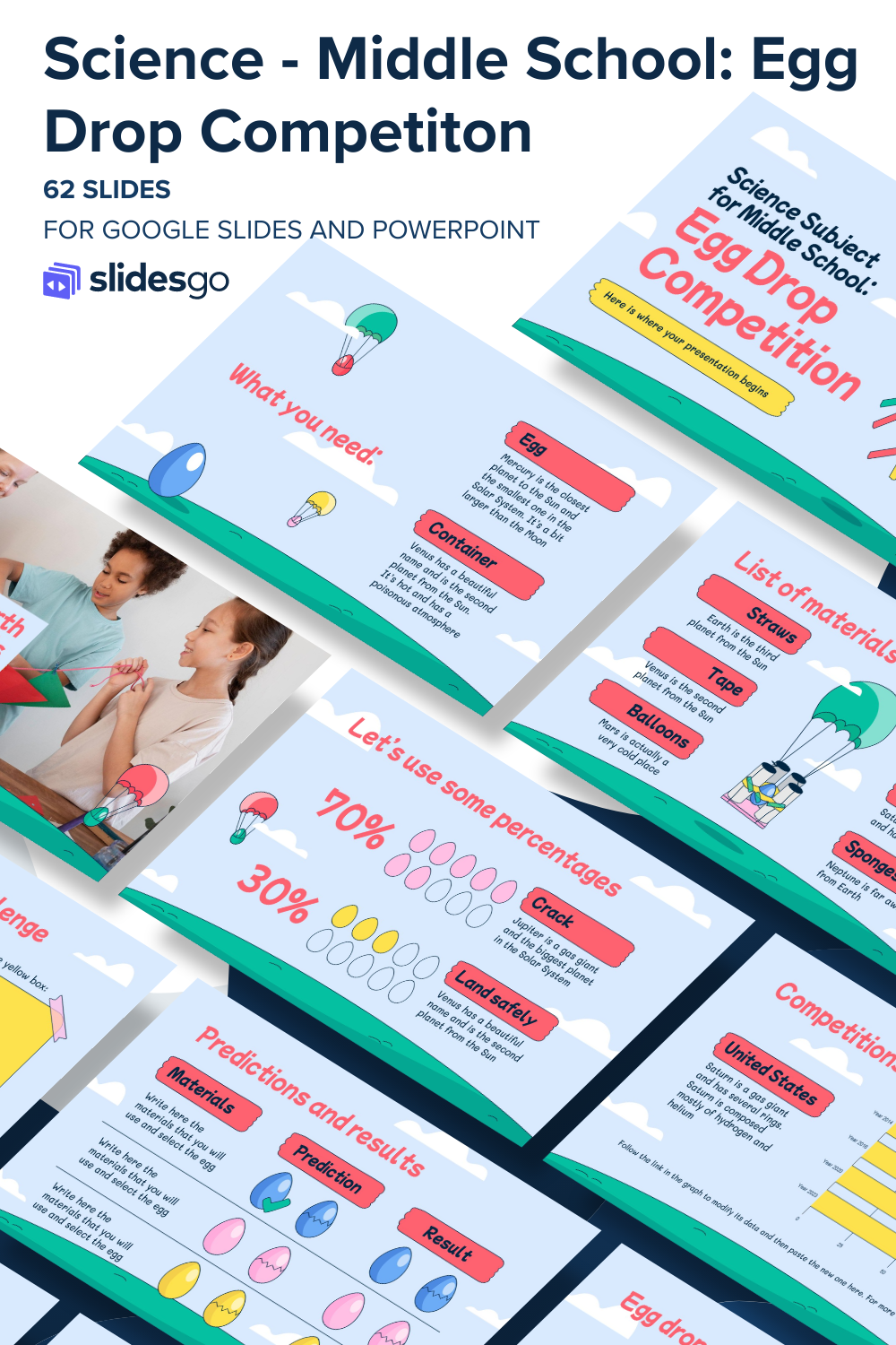 Science: Egg Drop Competiton | Google Slides & PPT