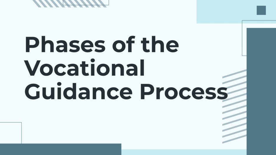 Phases of the Vocational Guidance Process | Google Slides