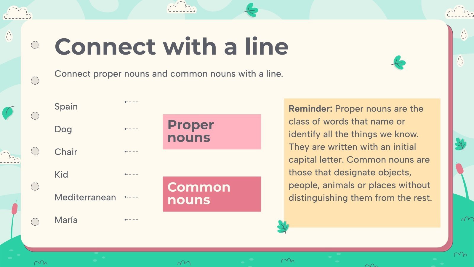 Activity Booklet: Adjectives, Nouns and Verbs