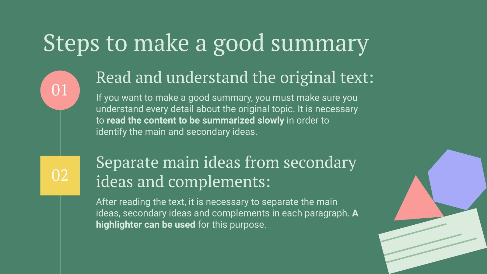 How to Summarize a Text? | Google Slides & PPT