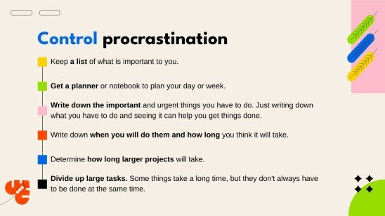 7 Resources to Better Manage Study Time | Google Slides