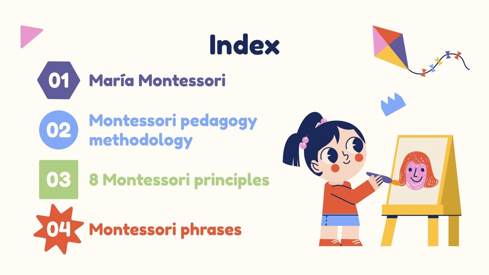 Montessori Pedagogy | Google Slides & PowerPoint template