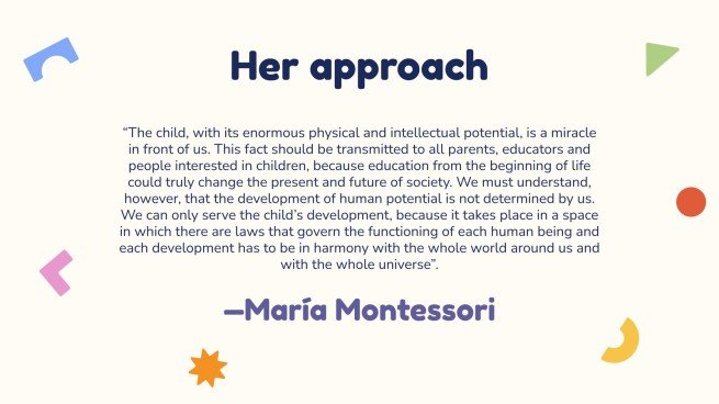 Pedagogía Montessori | Google Slides y PowerPoint