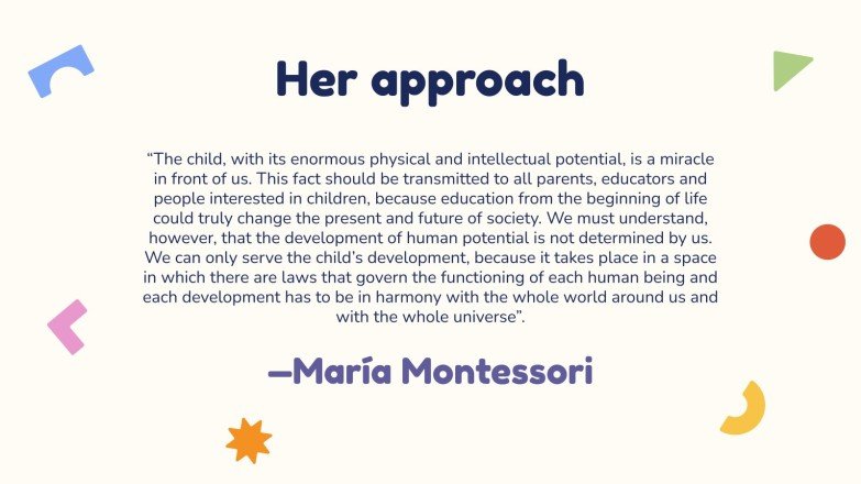 Montessori Pedagogy | Google Slides & PowerPoint template