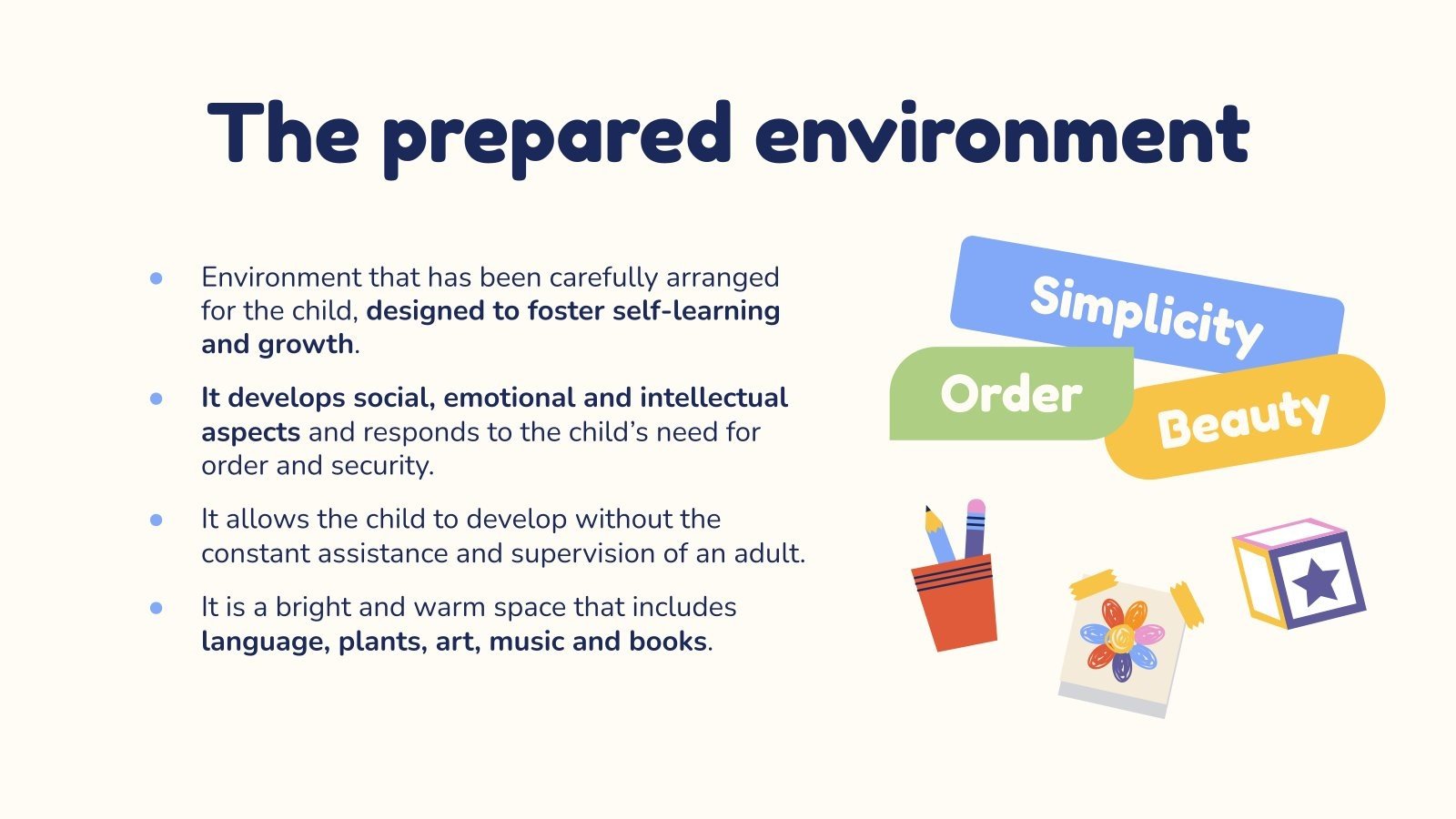 Montessori Pedagogy | Google Slides & PowerPoint template