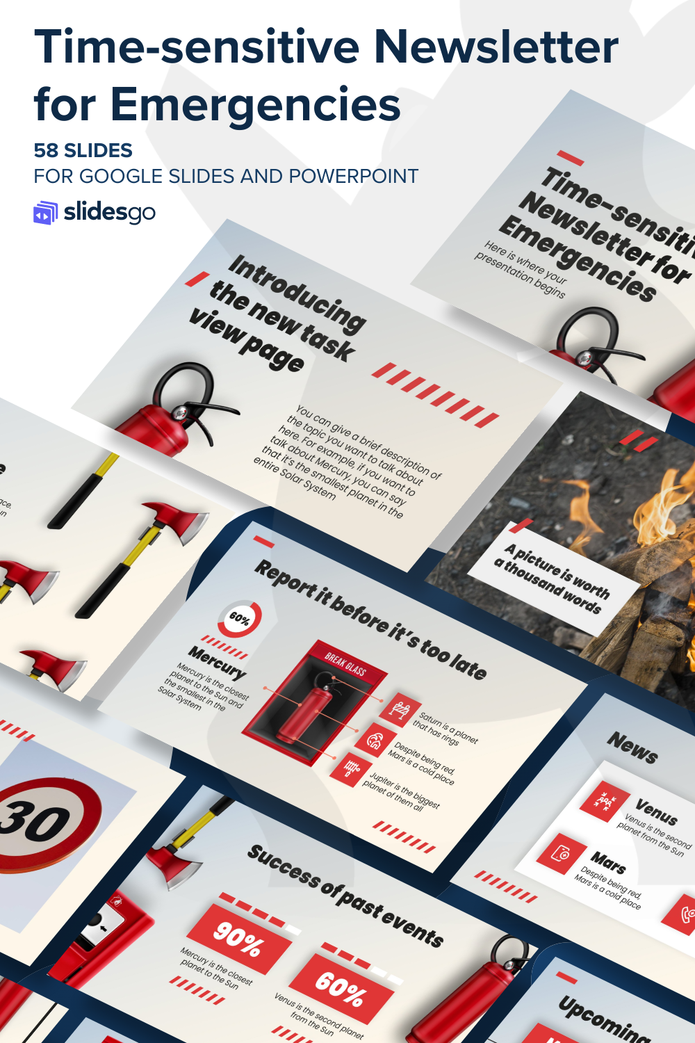 Time-sensitive Newsletter for Emergencies | Google Slides