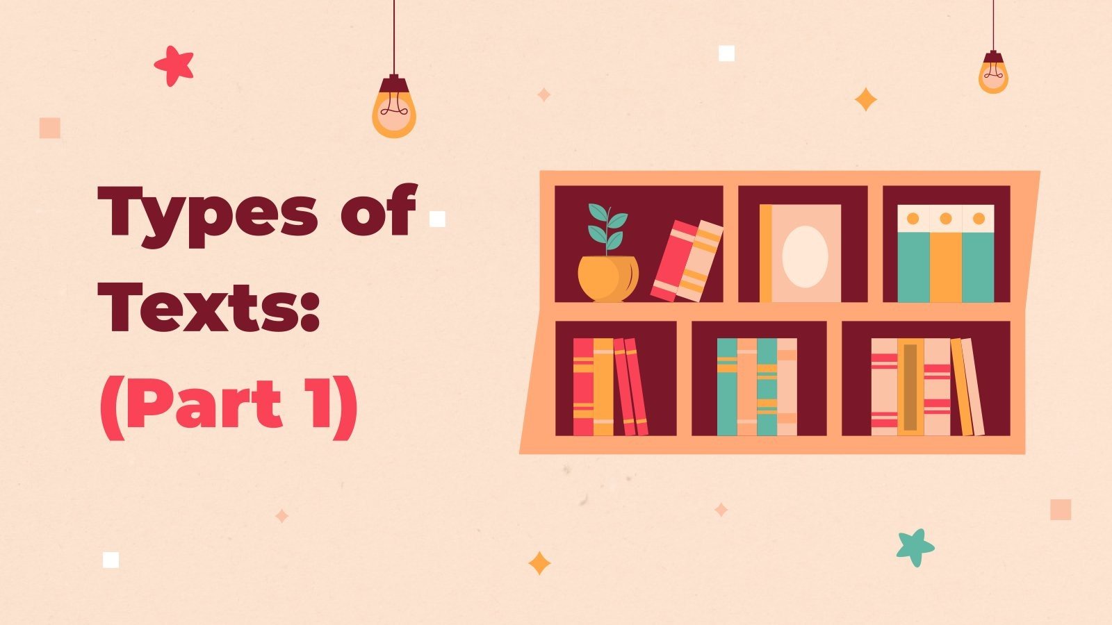Types of Texts Part 1 | Google Slides & PowerPoint
