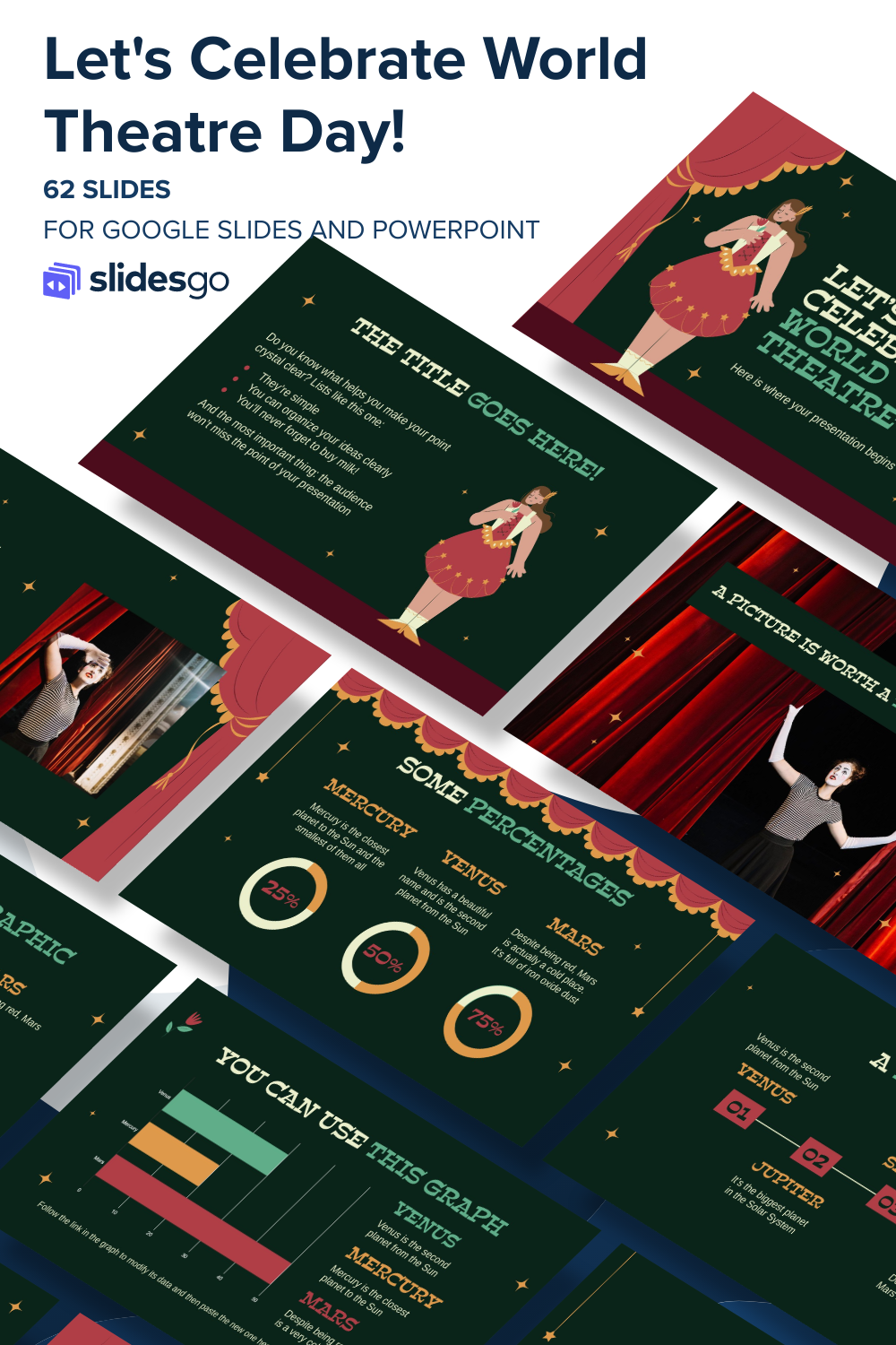 Let's Celebrate World Theater Day! | Google Slides & PPT