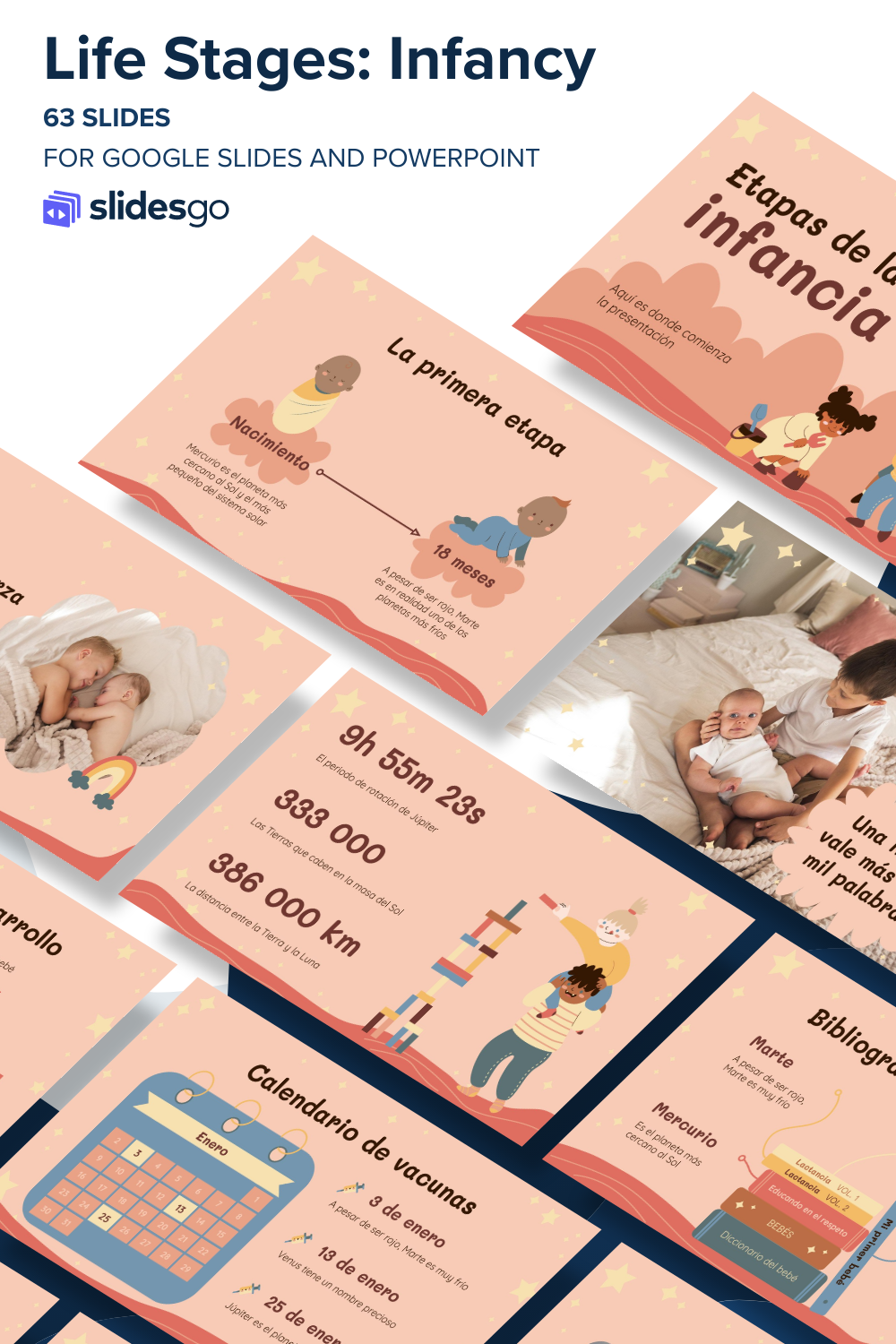 Life Stages: Infancy | Google Slides & PowerPoint template