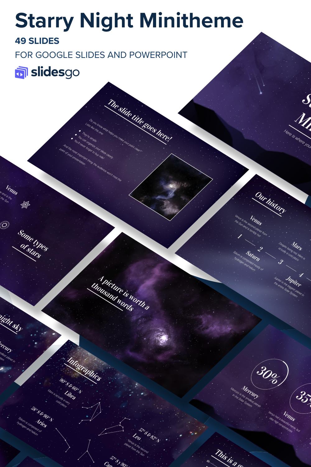 Starry Night Minitheme | Google Slides & PowerPoint