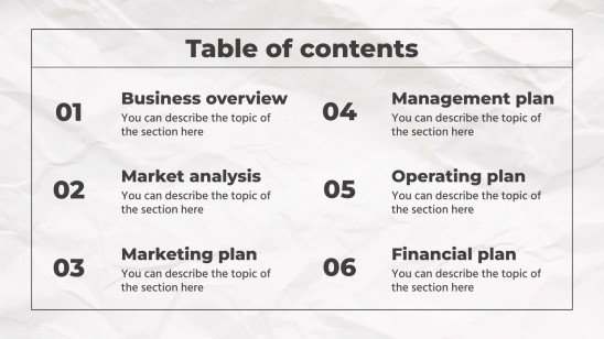 Packaging and Shipping Business Plan | Google Slides & PPT