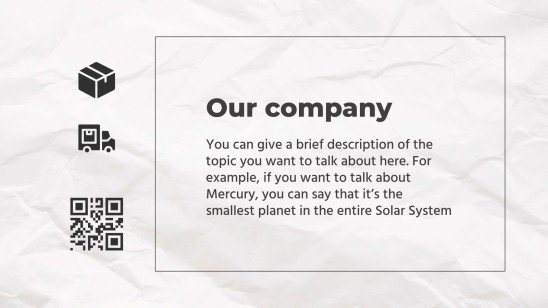 Packaging and Shipping Business Plan | Google Slides & PPT