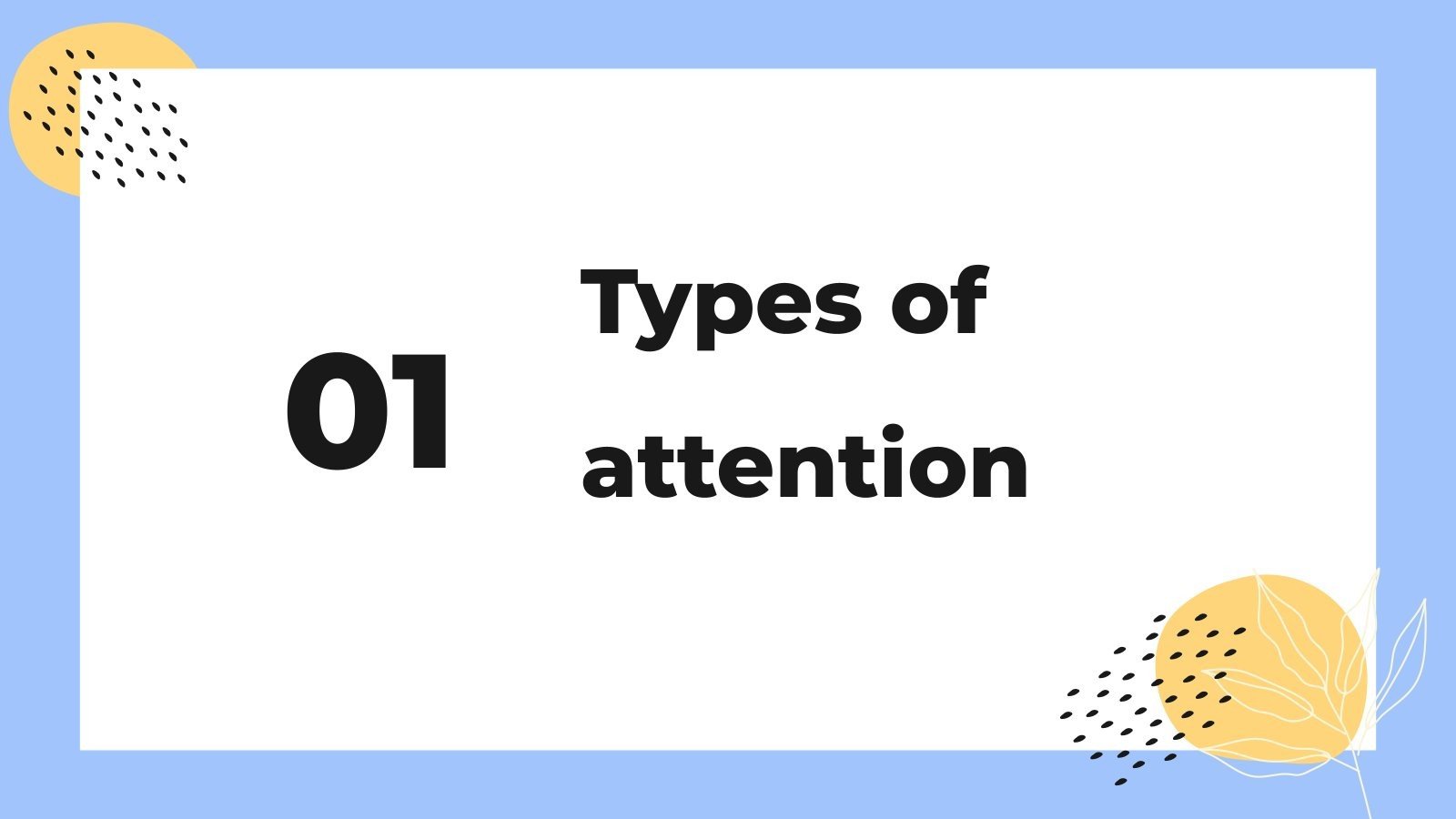 Types of Attention - Working on them in Students with ADHD