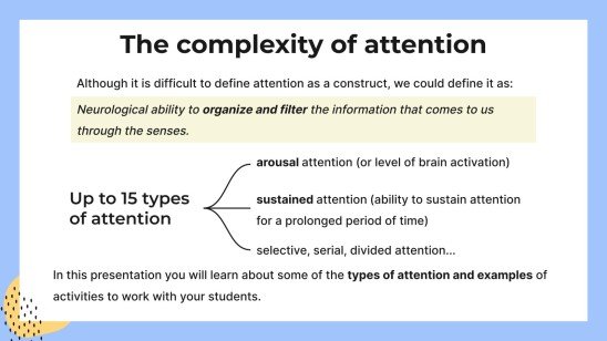 Types of Attention - Working on them in Students with ADHD