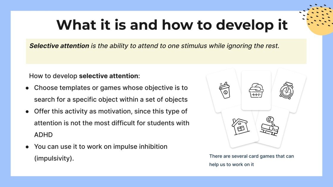 Types of Attention - Working on them in Students with ADHD