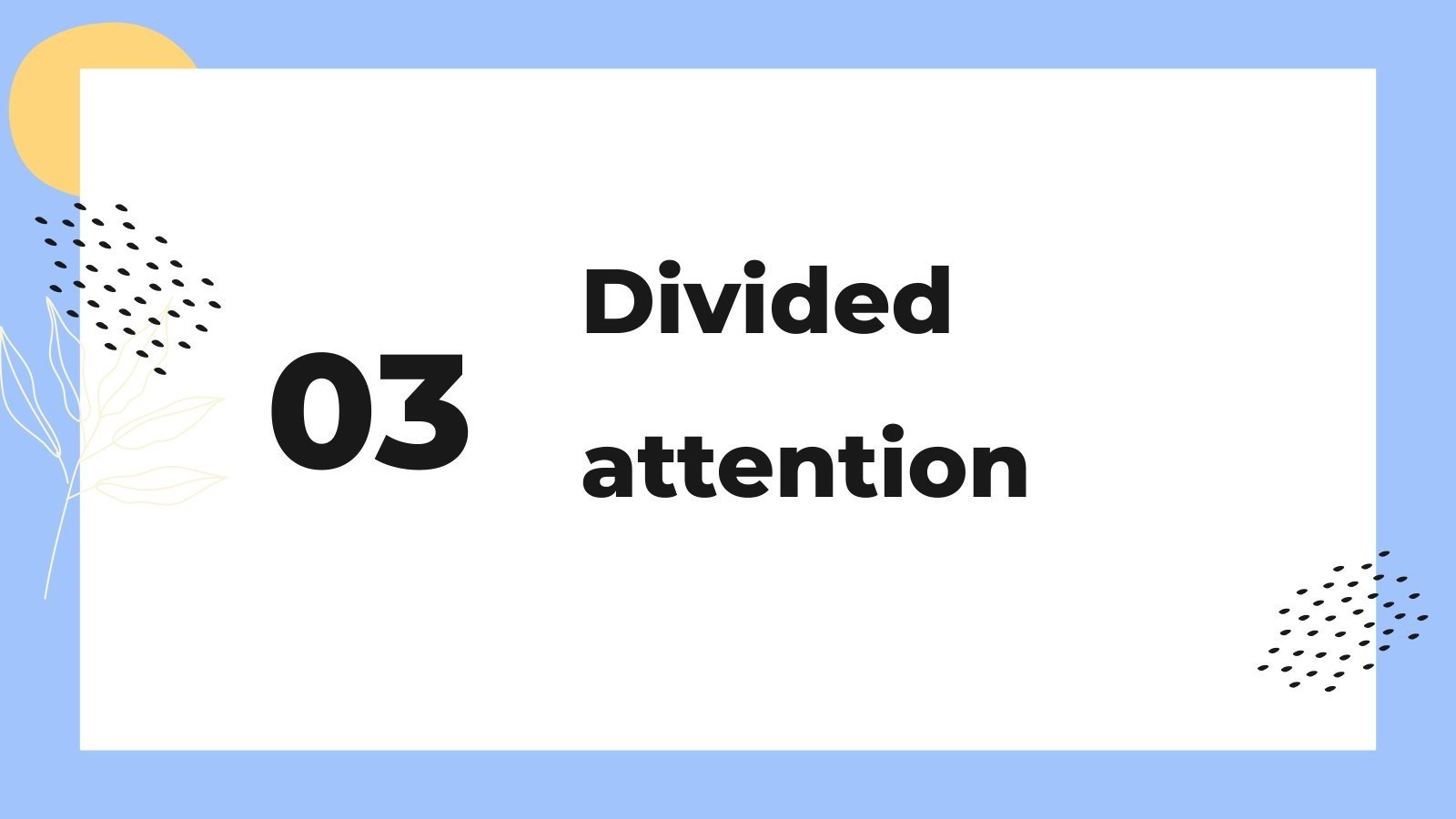 Types of Attention - Working on them in Students with ADHD
