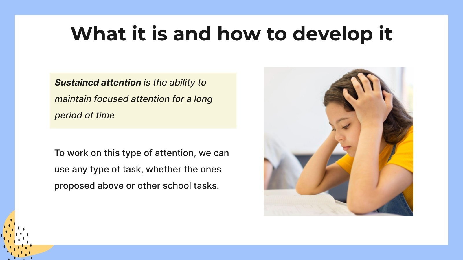 Types of Attention - Working on them in Students with ADHD